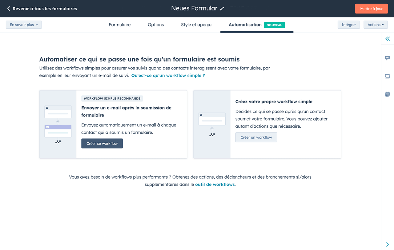 Outil gratuit pour créer un formulaire de contact | HubSpot